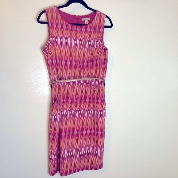 Dresses | Established 1952 Dress Pockets Belated Pink Stripes Midi ...